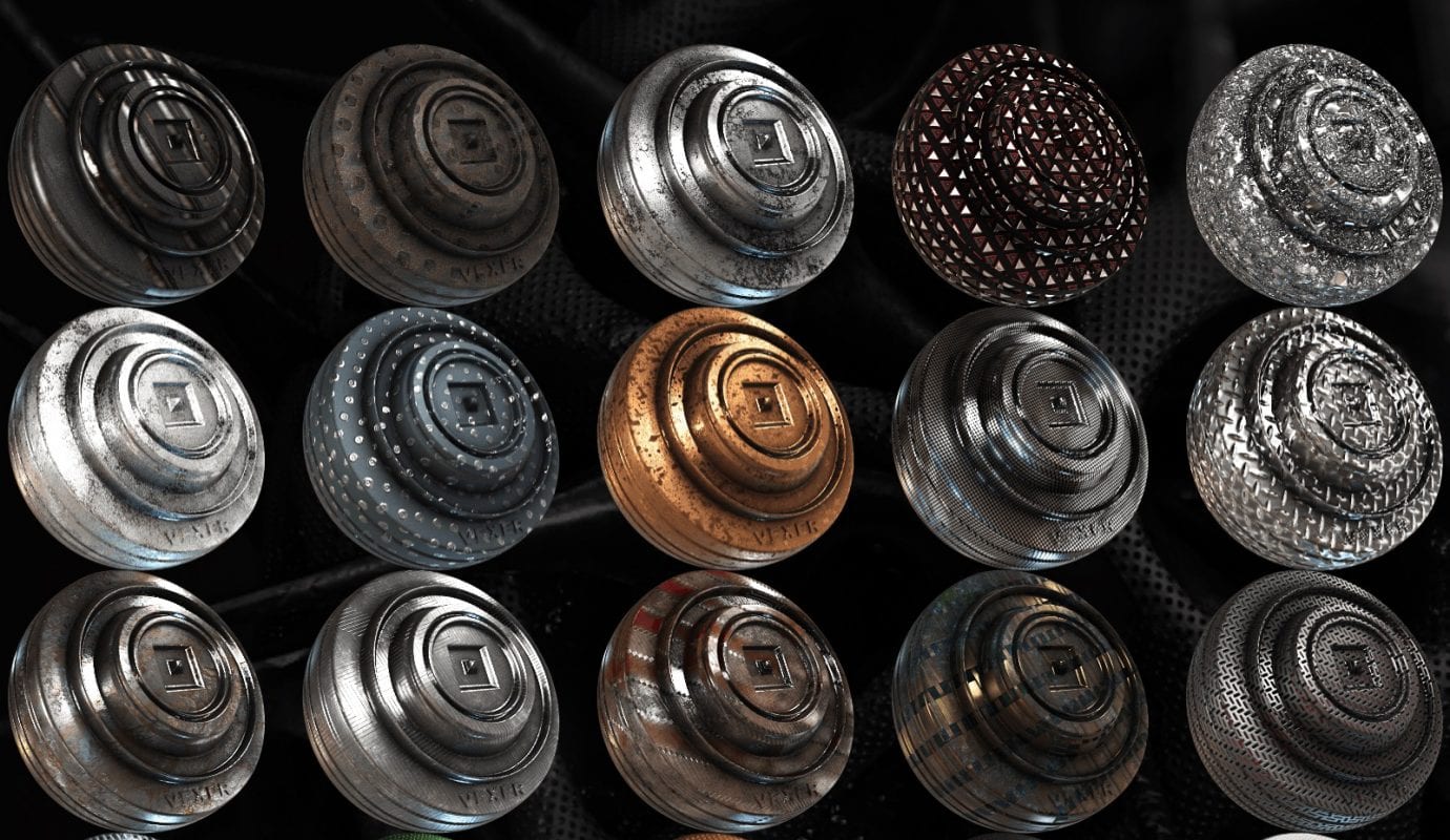 VFXER Pro Metals For Element 3D V2 - Flashback Japan Inc