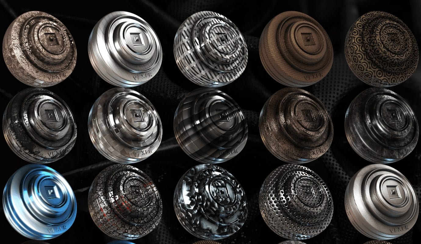 VFXER Pro Metals For Element 3D V2 - Flashback Japan Inc