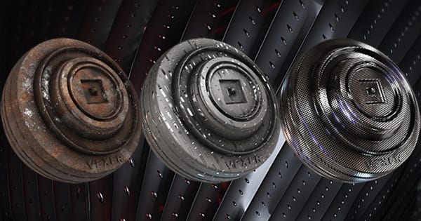 VFXER Pro Metals For Element 3D V2 - Flashback Japan Inc