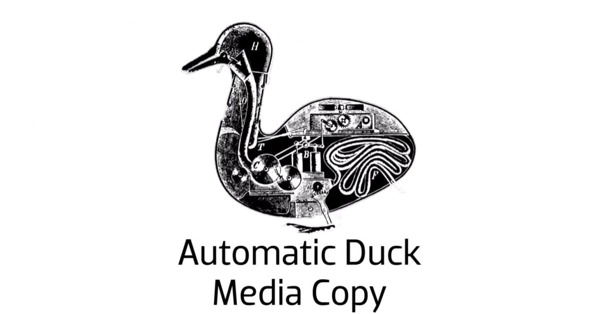 Automatic Duck Media Copy - Flashback Japan Inc
