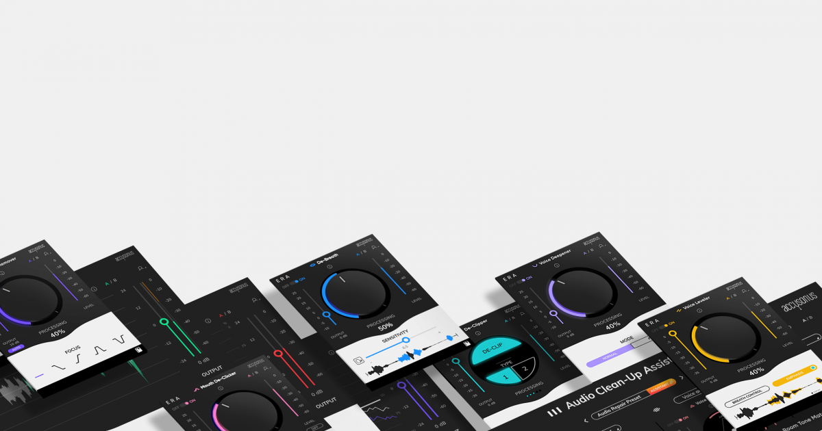 Accusonus ERA 6 Bundle 発売 - Flashback Japan Inc