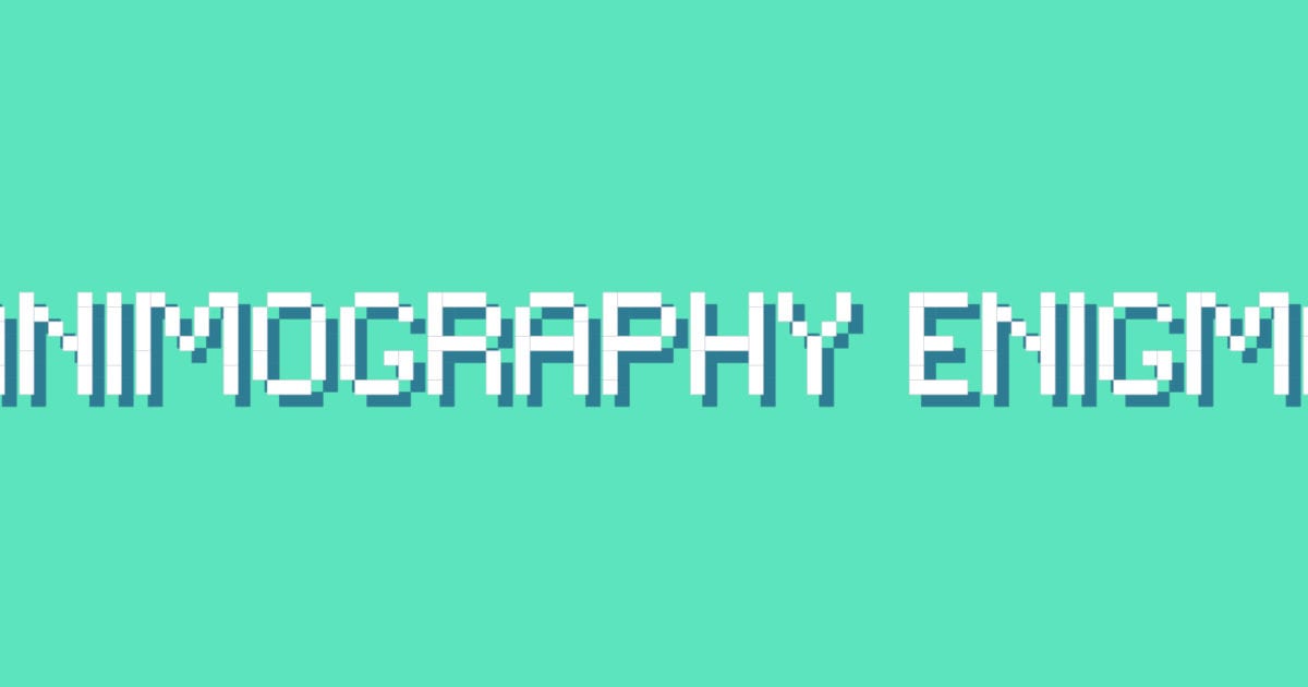 Animography Enigma 発売 - Flashback Japan Inc