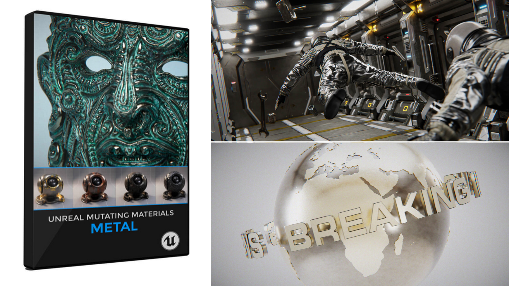 Unreal Mutating Materials: Metal - Flashback Japan Inc