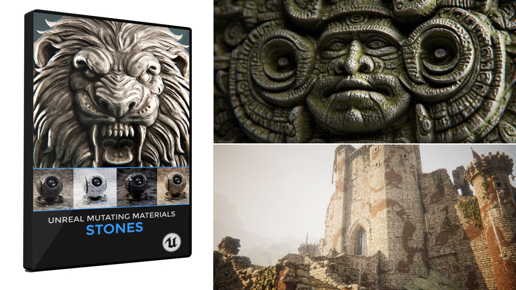 Unreal Mutating Materials: Stones - Flashback Japan Inc