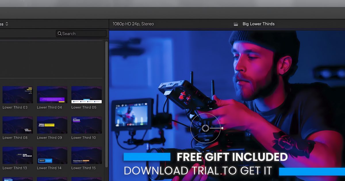 PremiumVFX Big Lower Thirds - Flashback Japan Inc