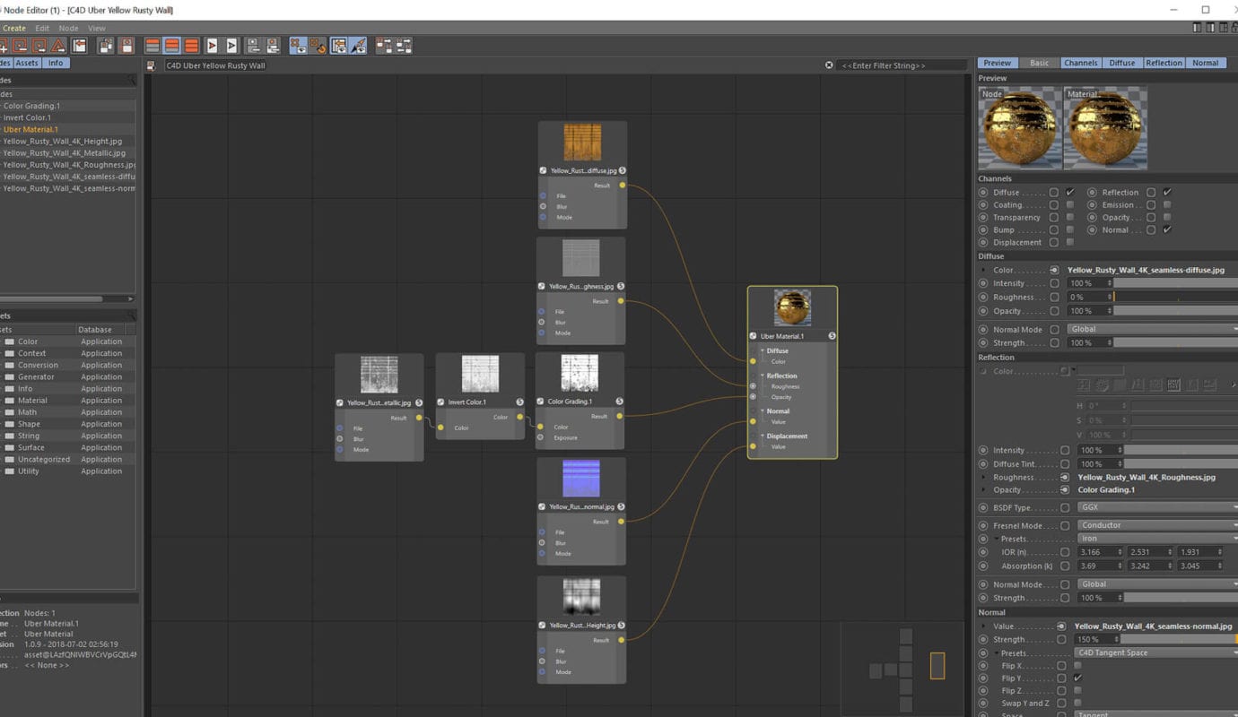 Uber/Node Material Pack 1 for C4D - Flashback Japan Inc
