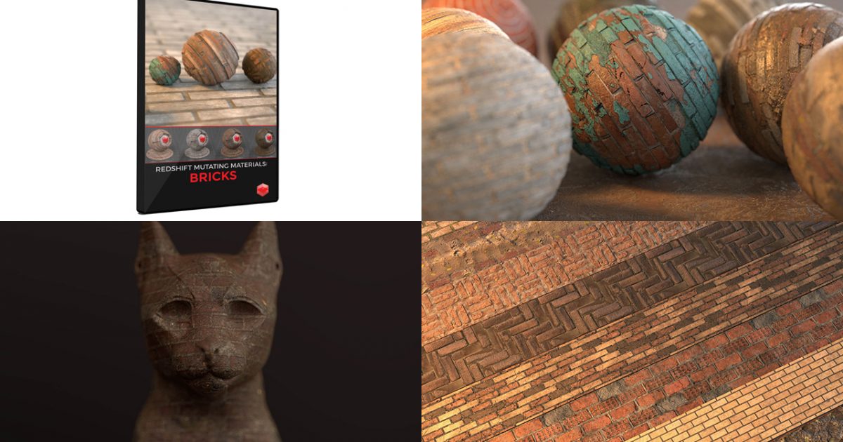 Redshift Mutating Materials: Bricks - Flashback Japan Inc