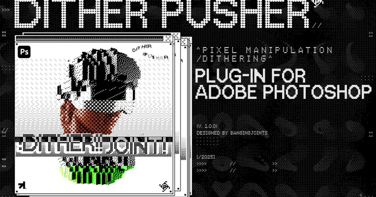 Dither Pusher Photoshop Plugin - Flashback Japan Inc