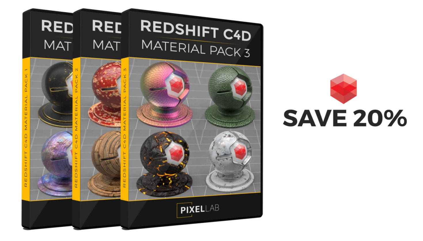 Redshift C4D Material 発売 - Flashback Japan Inc